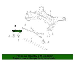 C2Z2671 - Suspension Subframe Reinforcement Bracket 2009-2015 Jaguar ...