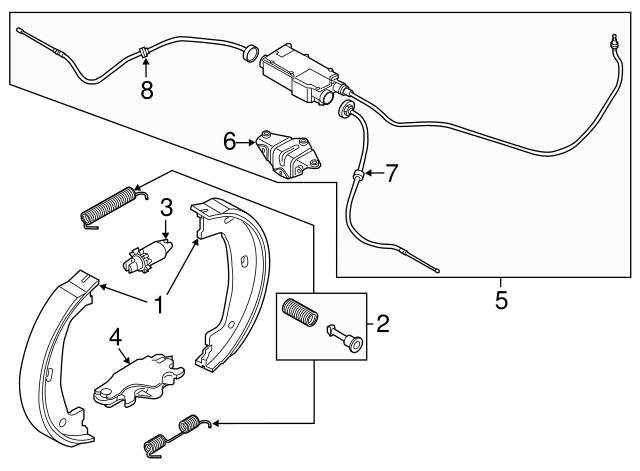 Genuine BMW 34-43-6-772-104 | Parking Brake Cable | FREE Shipping on ...