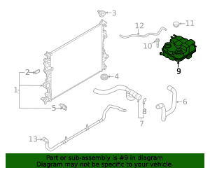 2020-2023 Ford Drive Motor Inverter Coolant Reservoir LX6Z-8A080-H ...