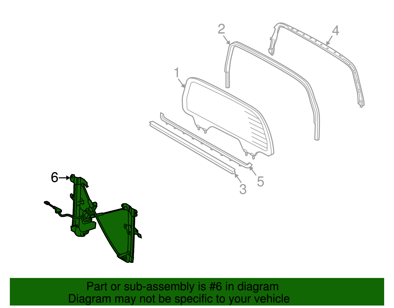 2004-2006 Toyota Tundra Power Window Motor 69850-0C030 | Toyota Parts ...