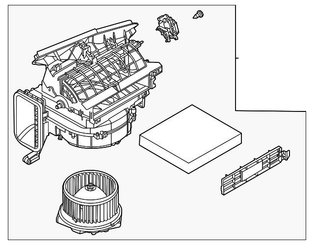 2023 Nissan Rogue Blower Assembly 27200-6RF0B | Conicelli Nissan