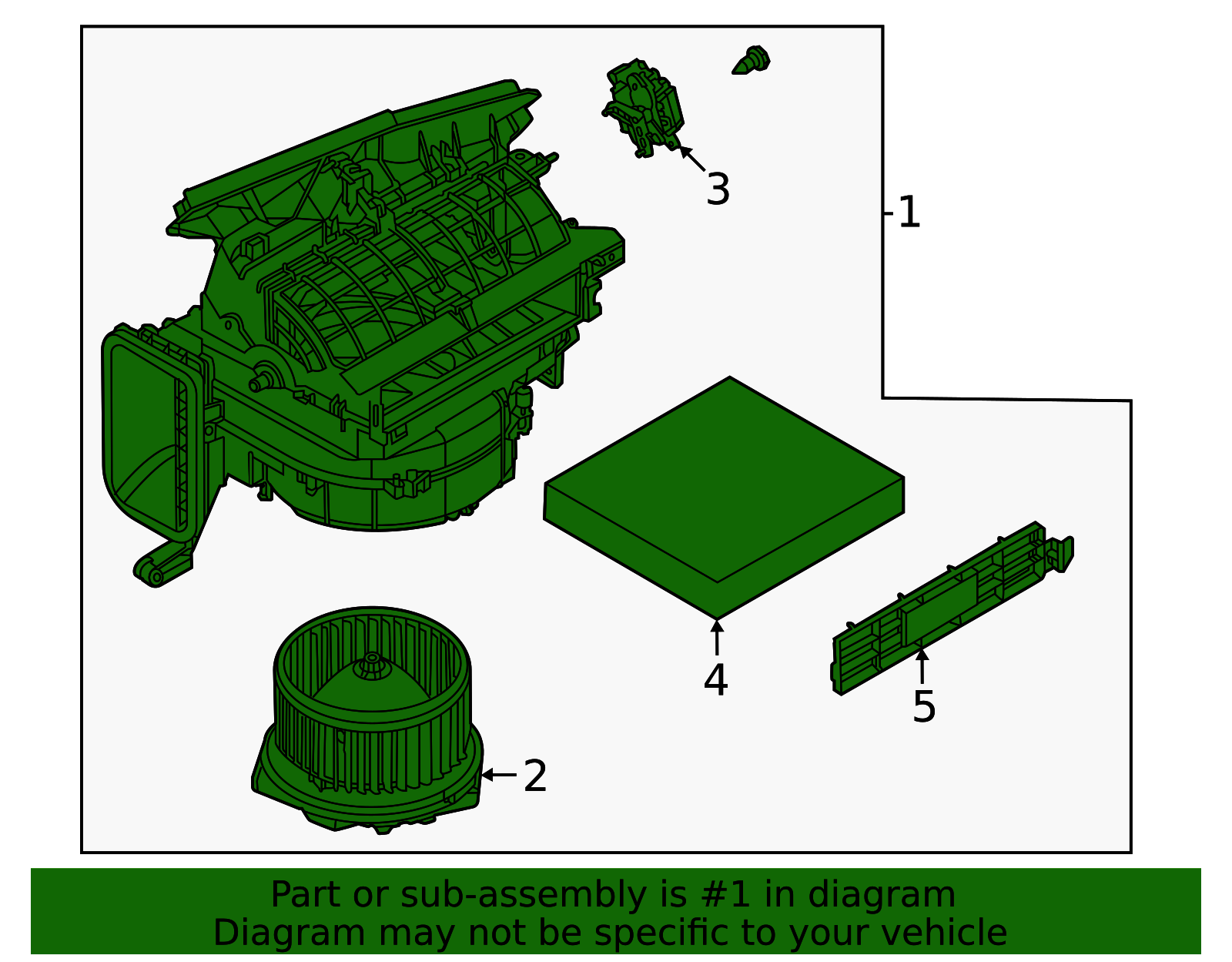 2023 Nissan Rogue Blower Assembly 27200-6RF0B | Nissan Parts Central