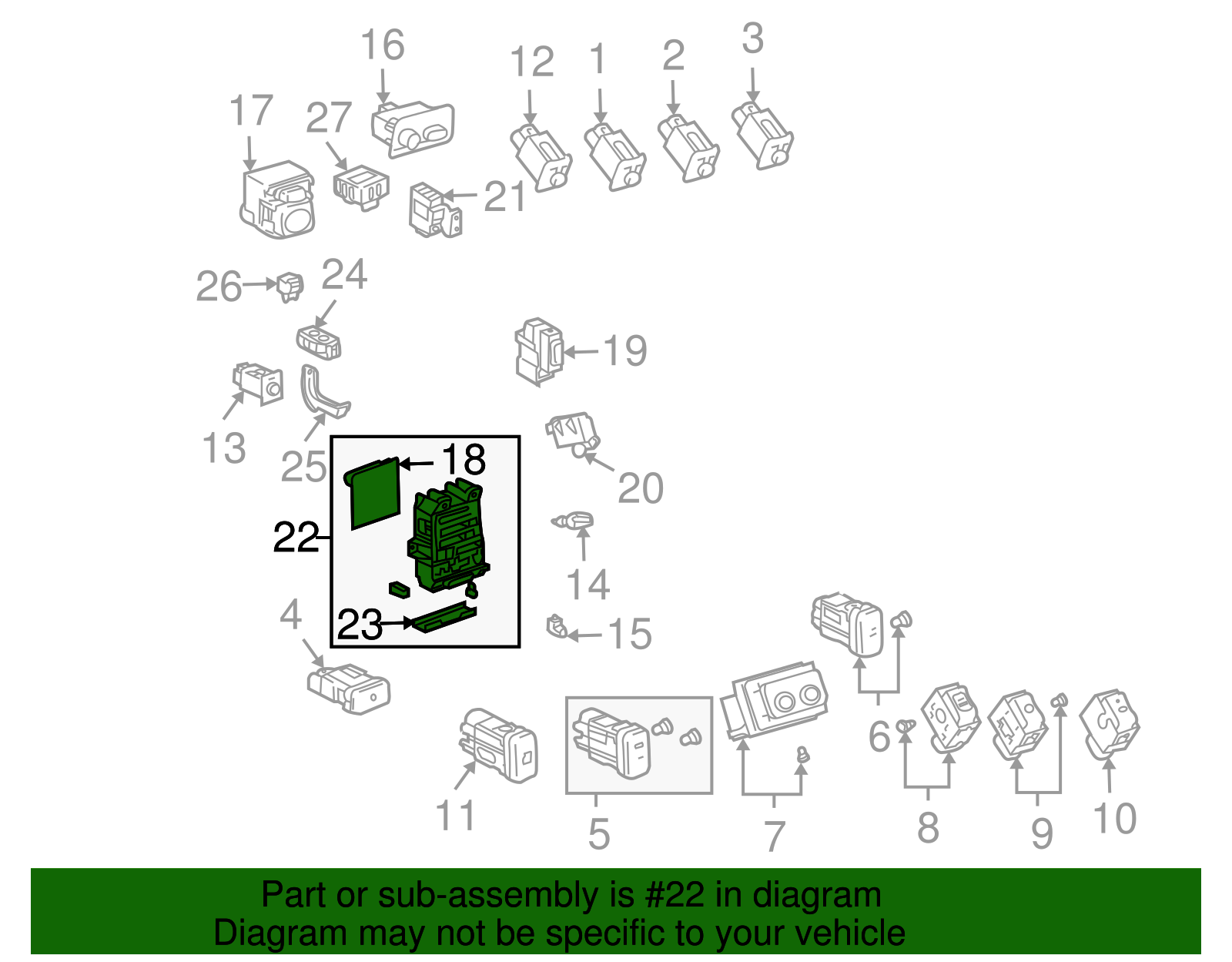 2004-2006 Lexus RX330 Junction Block 82730-0W242 | OEM Parts Online