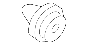 0K95A-68401 - Upper Center Pillar Trim Fastener 2010-2024 Kia | Kia ...