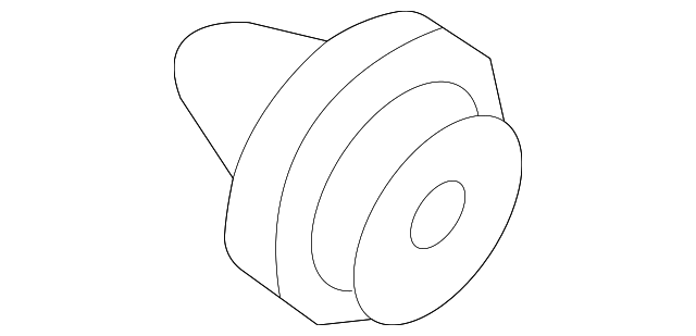 0K95A-68401 - Upper Center Pillar Trim Fastener 2010-2024 Kia | Kia ...