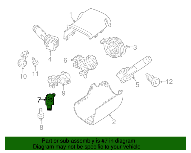 2010-2022 GM Ignition Switch 23276089 GM | GMPartsDirect.com