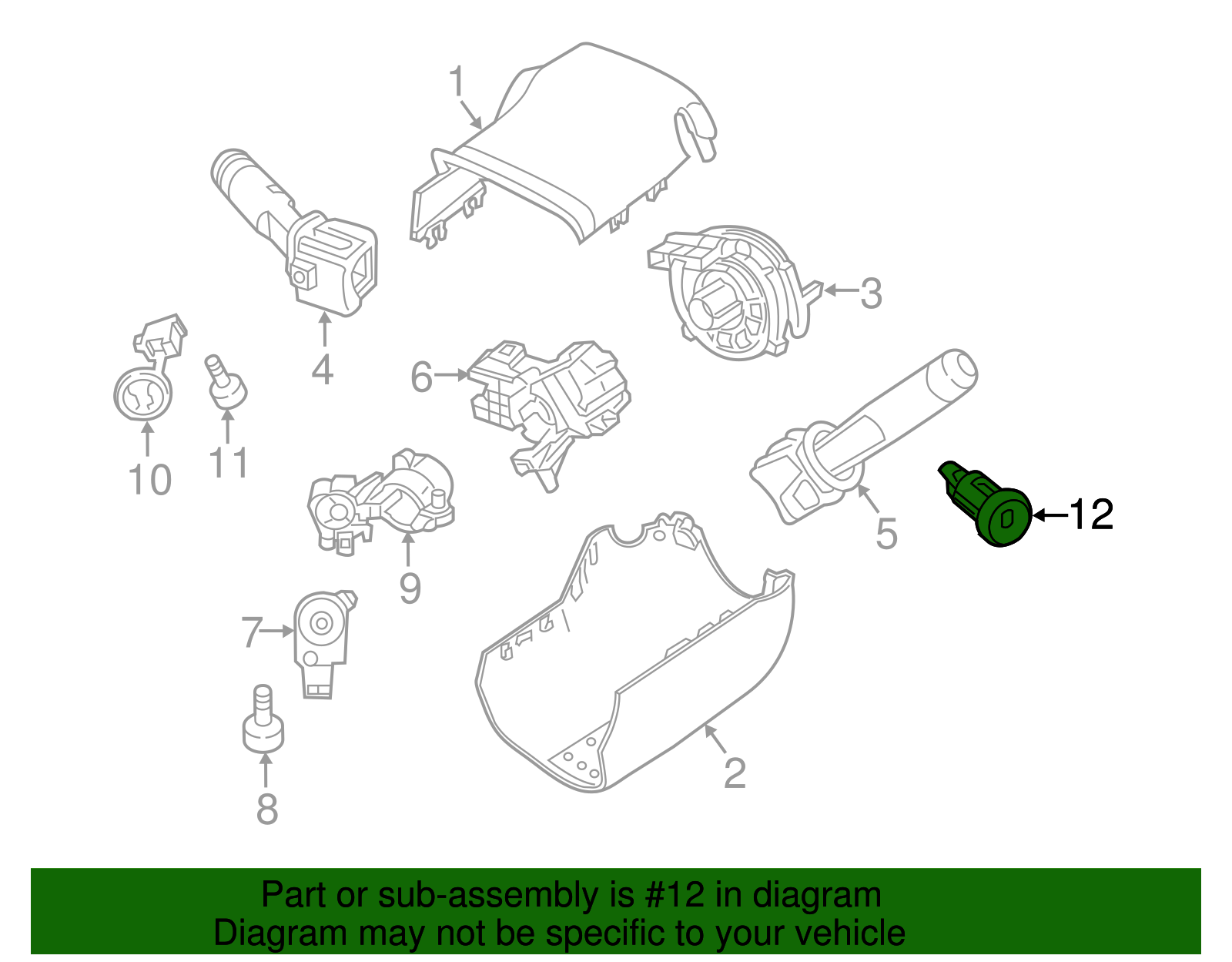 13528553 - Ignition Lock Cylinder 2019-2025 GM | GMPartsNow
