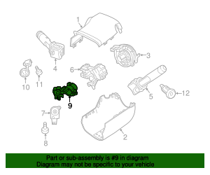 2017-2018 GM Ignition and Start Switch Housing 84714720 | NewGMParts.com