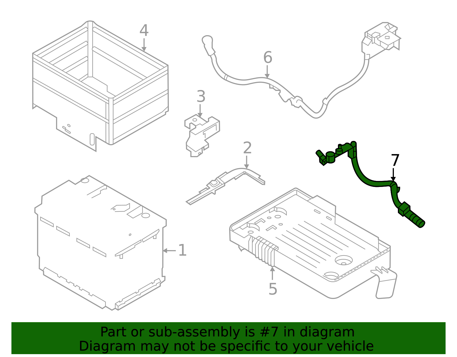 2020-2024 Nissan Sentra Negative Cable 24080-6LB0A | Melloy Nissan Parts