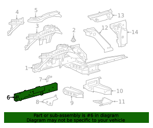 41107423326 - 2019-2021 BMW Z4 Side Rail (41-10-7-423-326) | BMW of ...