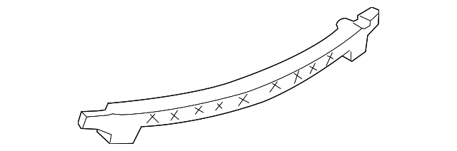 2008-2013 Cadillac CTS Rear Bumper Fascia Center Bracket 20989585 GM ...