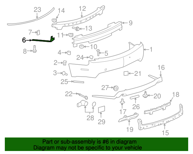2008-2014 Cadillac CTS Side Bracket 20984697 | GMPartsDirect.com
