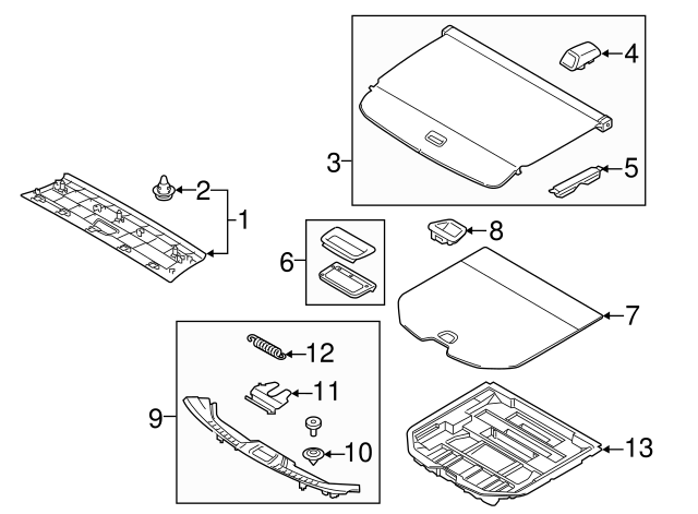 2015-2018 Volvo Floor Hatch, Spare Wheel, Off-Black 31414464 | OEM Euro ...