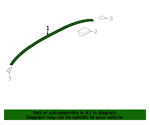 2021-2024 BMW | Roof Molding | 51137930956 | BMW OEM Parts Store