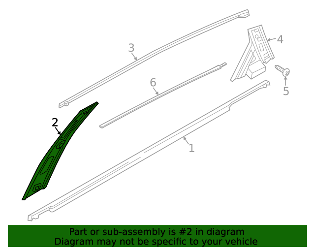 83260-L2000 - Front Applique 2021-2023 Kia K5 | Kia.Parts Store