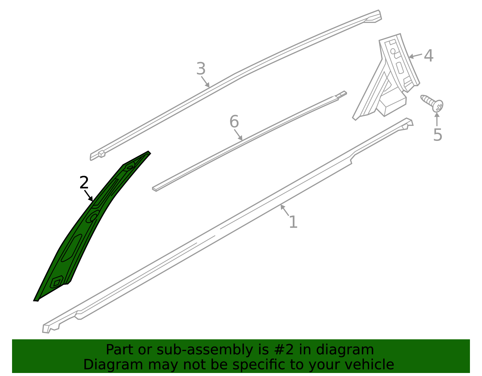 83280-L2010 - Rear Applique 2021-2025 Kia K5 | Kia.Parts Store