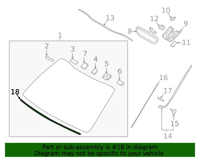 86120-J6000 - Lower Molding 2019-2020 Kia K900 | Kia.Parts Store