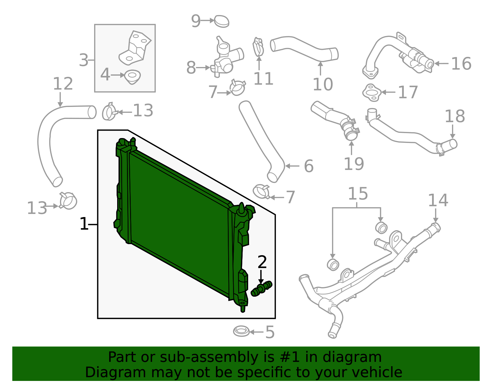 2018-2022 Hyundai Accent Radiator Assembly 25310-H9000 | Hyundai ...