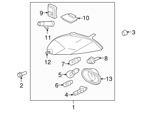 2007-2014 Jaguar Headlight Assembly C2P21147 | AutoNationParts.com