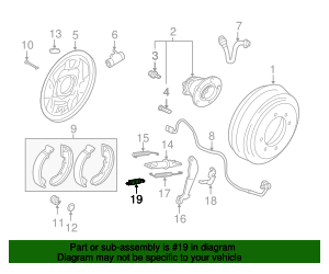 1989-2024 Mitsubishi Drum Brake Shoe Return Spring MB618201 ...