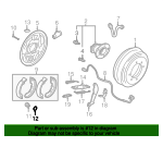 MT100169 - Drum Brake Shoe Hold Down Cup 1985-2024 Mitsubishi ...