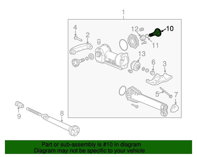 1999-2016 Porsche 911 Drive Axle Shaft 997-332-309-00 | Porsche Marin