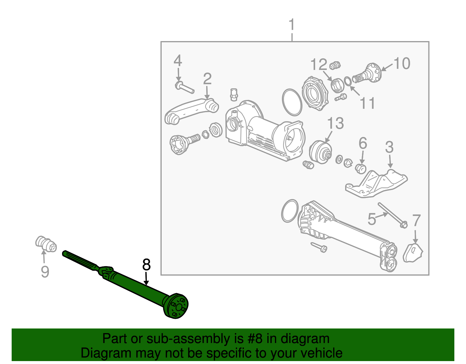 2001-2013 Porsche 911 Drive Shaft 997-421-020-01 | OEM Parts Online