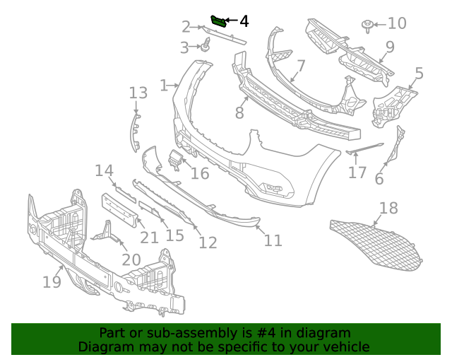 000-990-13-24 - Mount Bracket Bolt 2020-2021 Mercedes-Benz | Mercedes ...