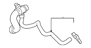11-53-7-603-512 - Engine Coolant Hose - 2012-2013 BMW | BMWPartsHub