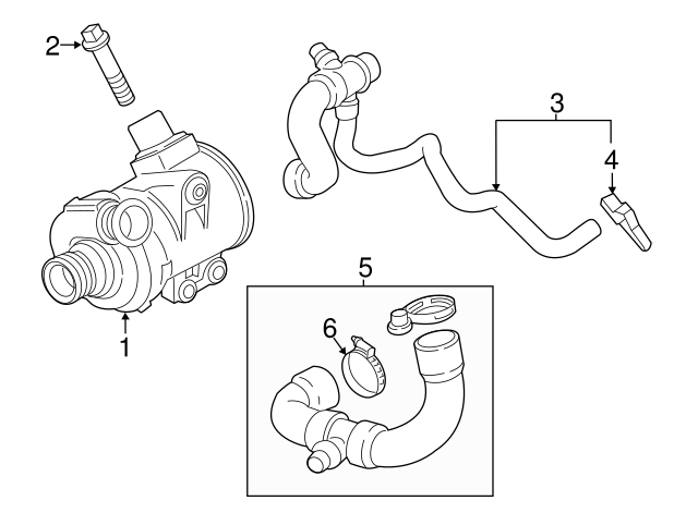 11-53-7-603-512 - Engine Coolant Hose - 2012-2013 BMW | BMWPartsHub