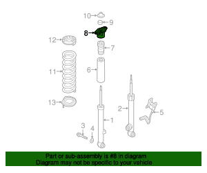 55330-3M000 - Shock Mount 2009-2020 Hyundai | AutoNation Parts