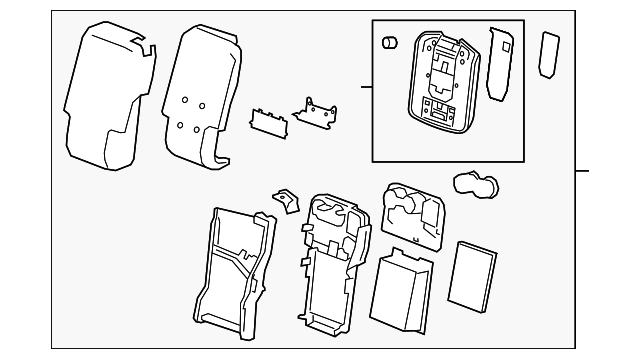 Gideon Front Seat Center Armrest 85007572 | OEM GM Parts