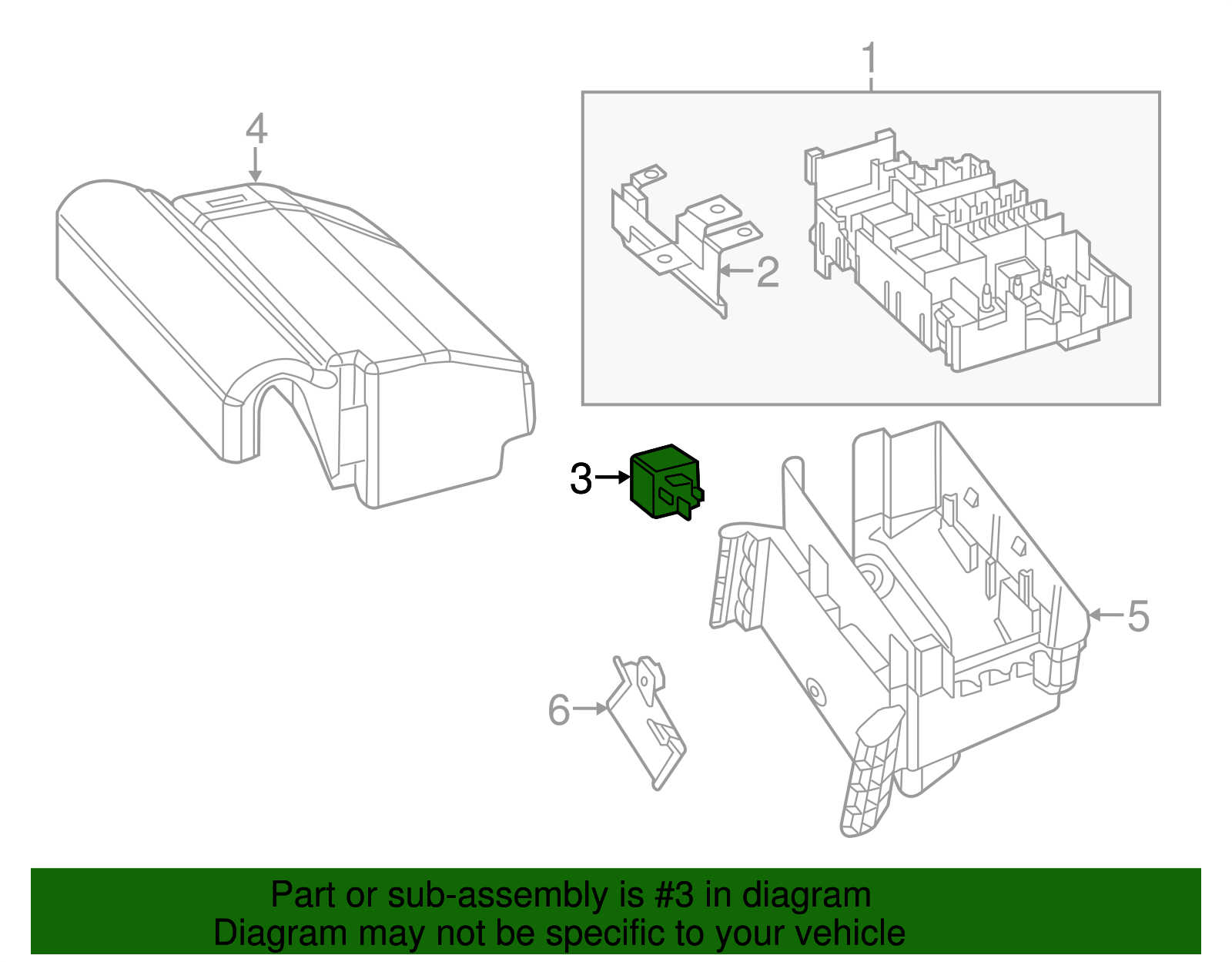 2011-2019 Volkswagen Accessory Power Relay 03L-907-282-B | VW Direct ...