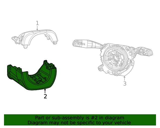 2021-2023 Jeep Lower Column Cover 6pl94tx7ab | TascaParts.com