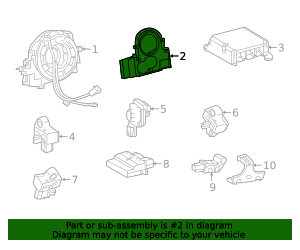 2023-2024 Toyota Angle Sensor 8924B-V1010 | Toyota Parts Center
