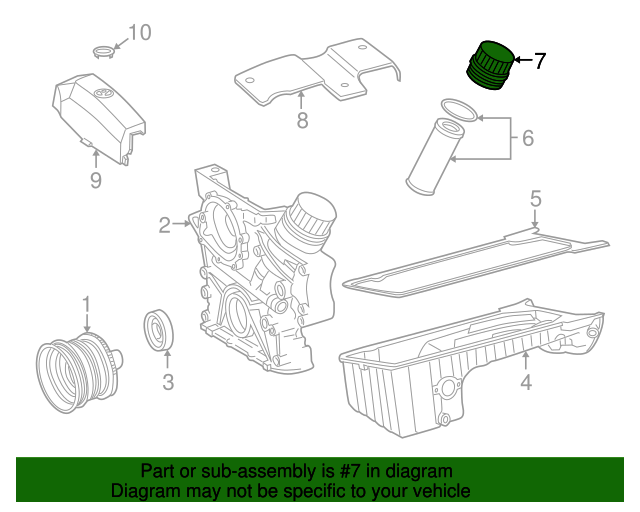 104-184-06-08 - Cover 1990-2004 Mercedes-Benz | Mercedes-Benz USA Parts