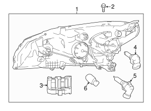 2018-2019 Nissan Leaf Marker Lamp Bulb 26261-8998E | TascaParts.com