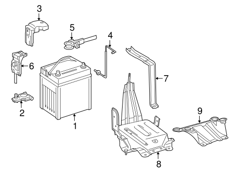 Battery for 2016 Toyota Camry | OEM Genuine Toyota Parts