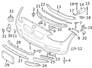 51117452305 - 2018-2021 BMW Trim Ring (51-11-7-452-305) | BMW of South ...