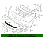 51117293870 - 2014-2021 BMW Lower Grille (51-11-7-293-870) | BMW of ...