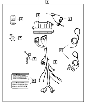 2005-2009 Mopar Transmitter 5140472AA | Mopar eStore