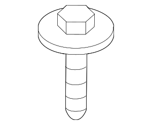 1994-2015 Cadillac M6x1x35 Multi-Purpose Bolt 11588831 GM ...