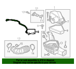 2012-2014 Cadillac CTS Positive Crankcase Ventilation (PCV) Tube ...