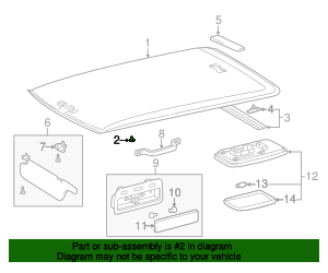 90467-06070-B9 - Headliner Clip - 1998-2000 Toyota RAV4 | nashuatoyota