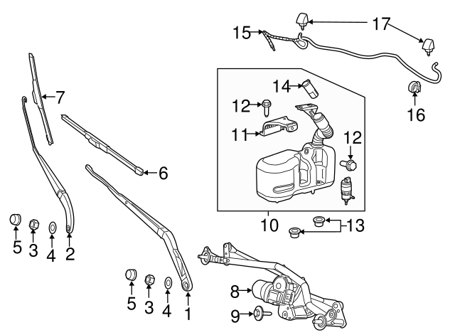 2014-2019 Ram Washer Reservoir 68134379AA | TascaParts.com