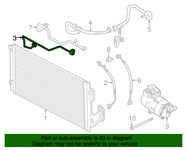 64-50-9-317-388 - Pressure Hose - 2018-2021 BMW | BMW OEM Parts Store