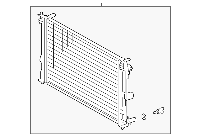 16400-24340 - Radiator Assembly 2020-2022 Lexus UX200 | Longo Lexus Parts