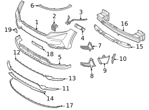 86510-R0010 - Bumper Cover 2022-2024 Kia Carnival | Kia.Parts Store