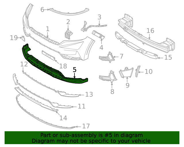 86512-R0010 - Lower Cover 2022 Kia Carnival | Kia.Parts Store