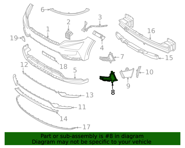 86564-R0010AHV - Outer Cover 2022-2024 Kia Carnival | Kia.Parts Store